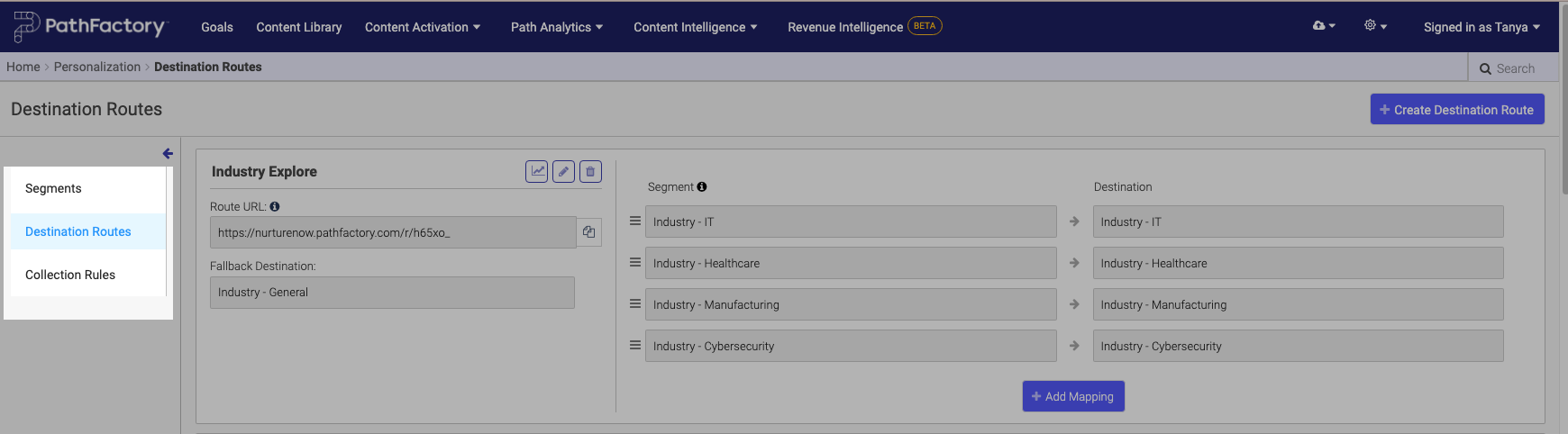 How to Create, Edit, or Delete a Route - PathFactory