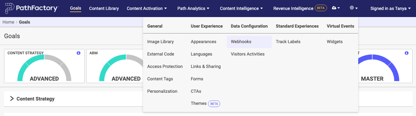 Sending Data to Salesforce Marketing Cloud using PathFactory Webhooks - PathFactory