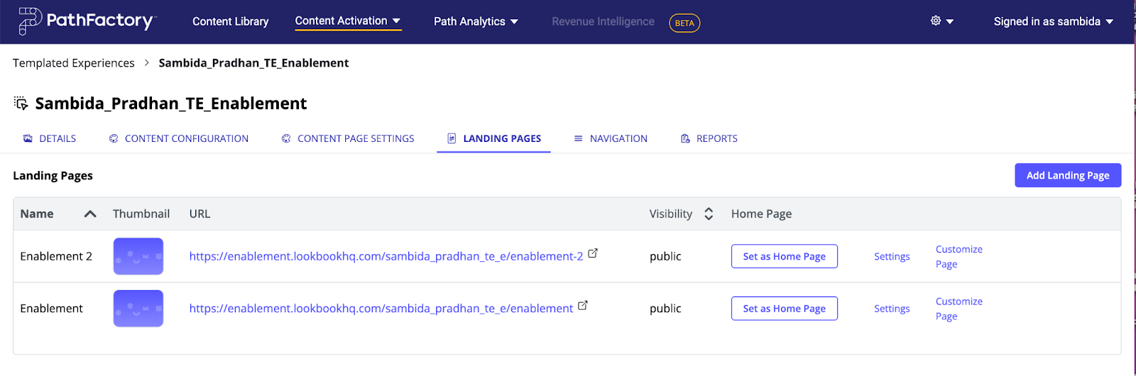 Introduction to Templated Experiences - PathFactory