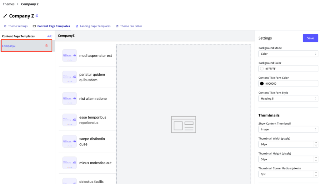 How to Customize a Theme for Content Page Template Appearances - PathFactory