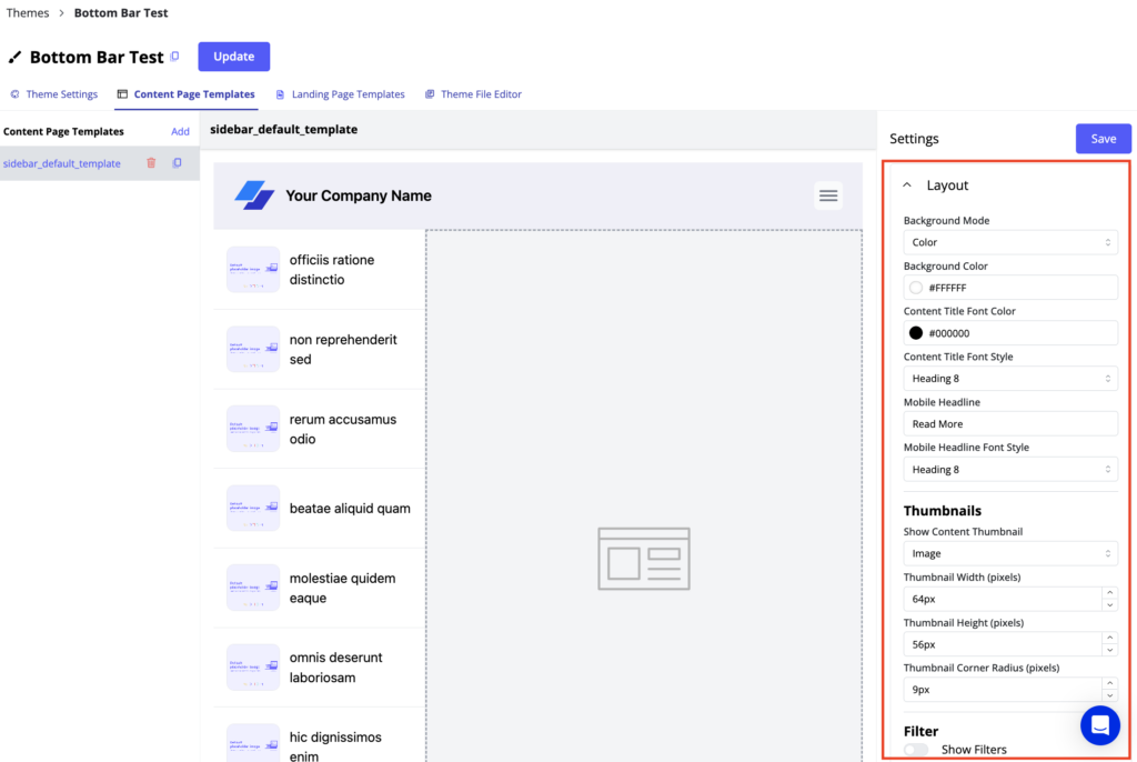 How to Customize a Theme for Content Page Template Appearances - PathFactory