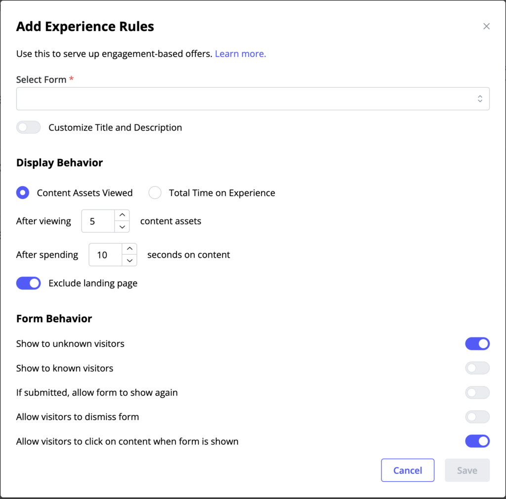 Using Forms in Templated Experiences & Content Playlists - PathFactory