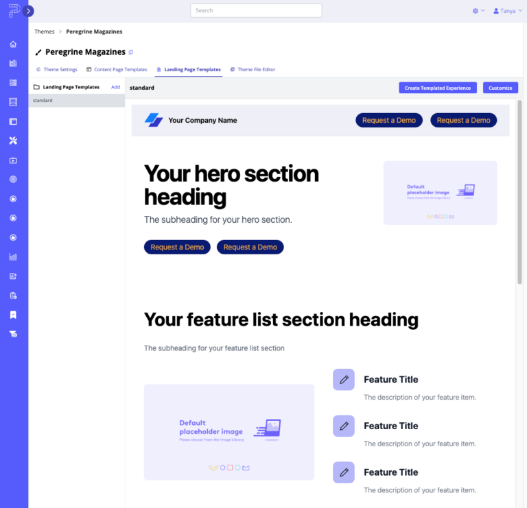 How to Build Content Page Templates and Landing Page Templates ...