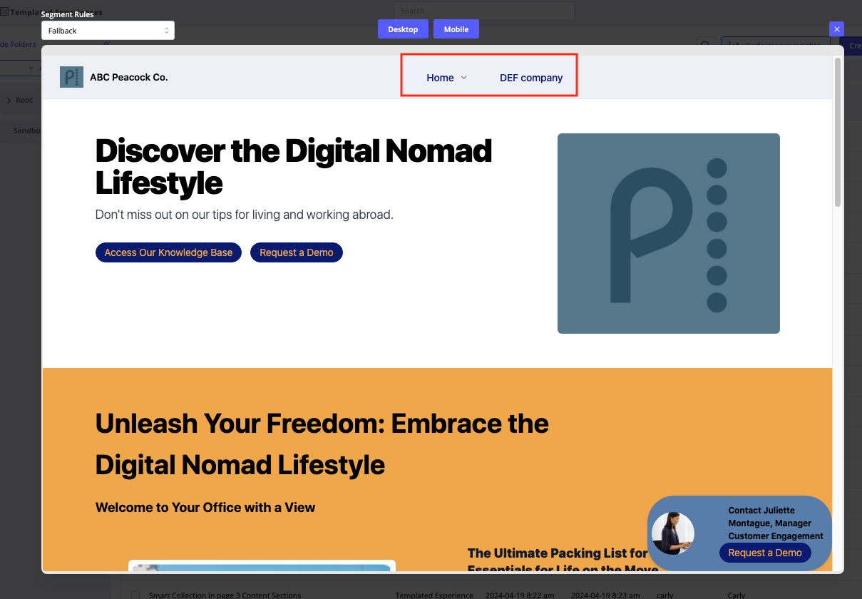 Introduction to Templated Experiences - PathFactory