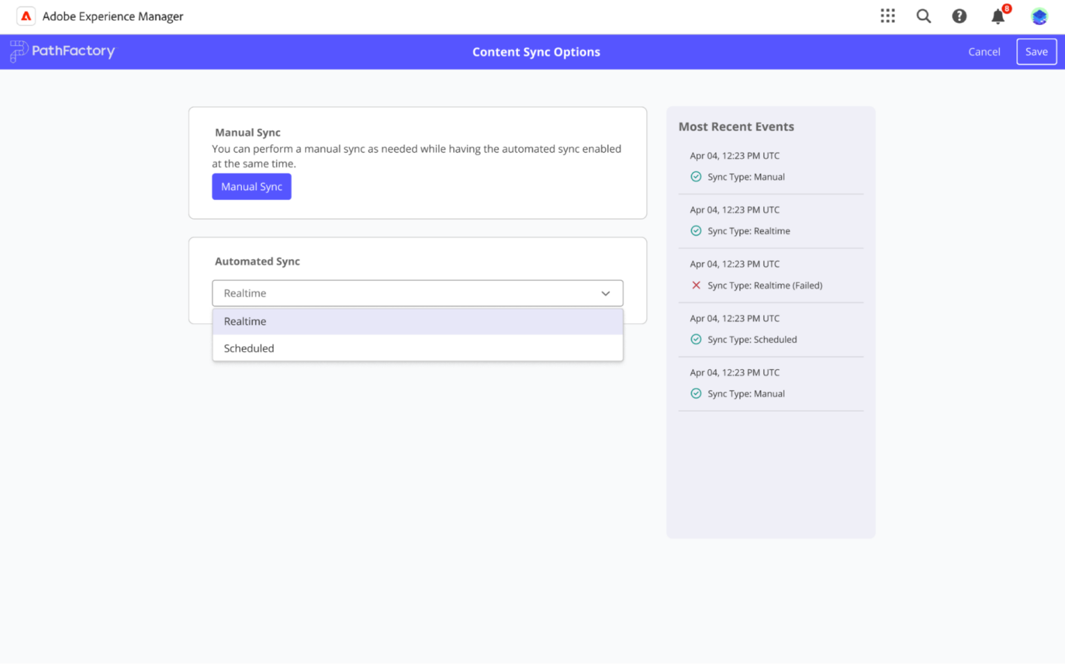 How to Integrate Adobe Experience Manager (AEM) with PathFactory - PathFactory